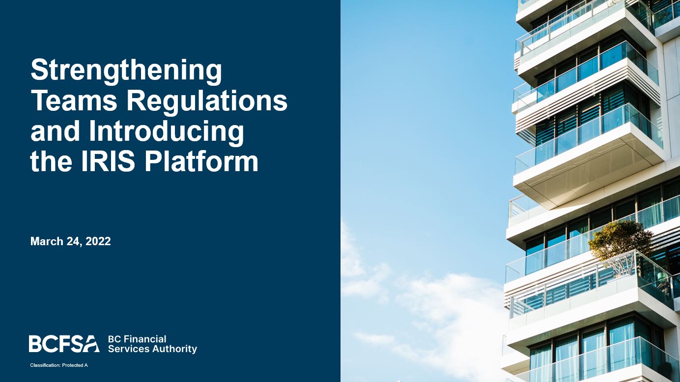 Strengthening Regulations Around Teams and an Introduction to the IRIS ...